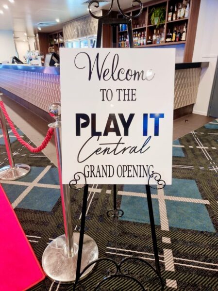 Perspex Sign - Platinum Event Hire