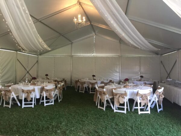 Hessian Chair Sash - Platinum Event Hire