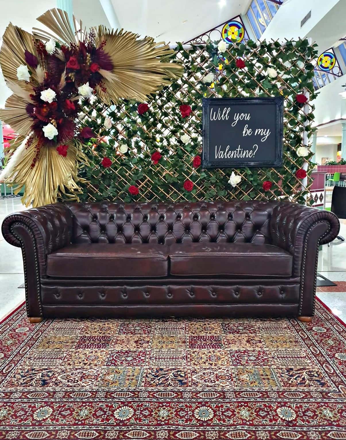 Chesterfield 3-Seater Lounge - Platinum Event Hire
